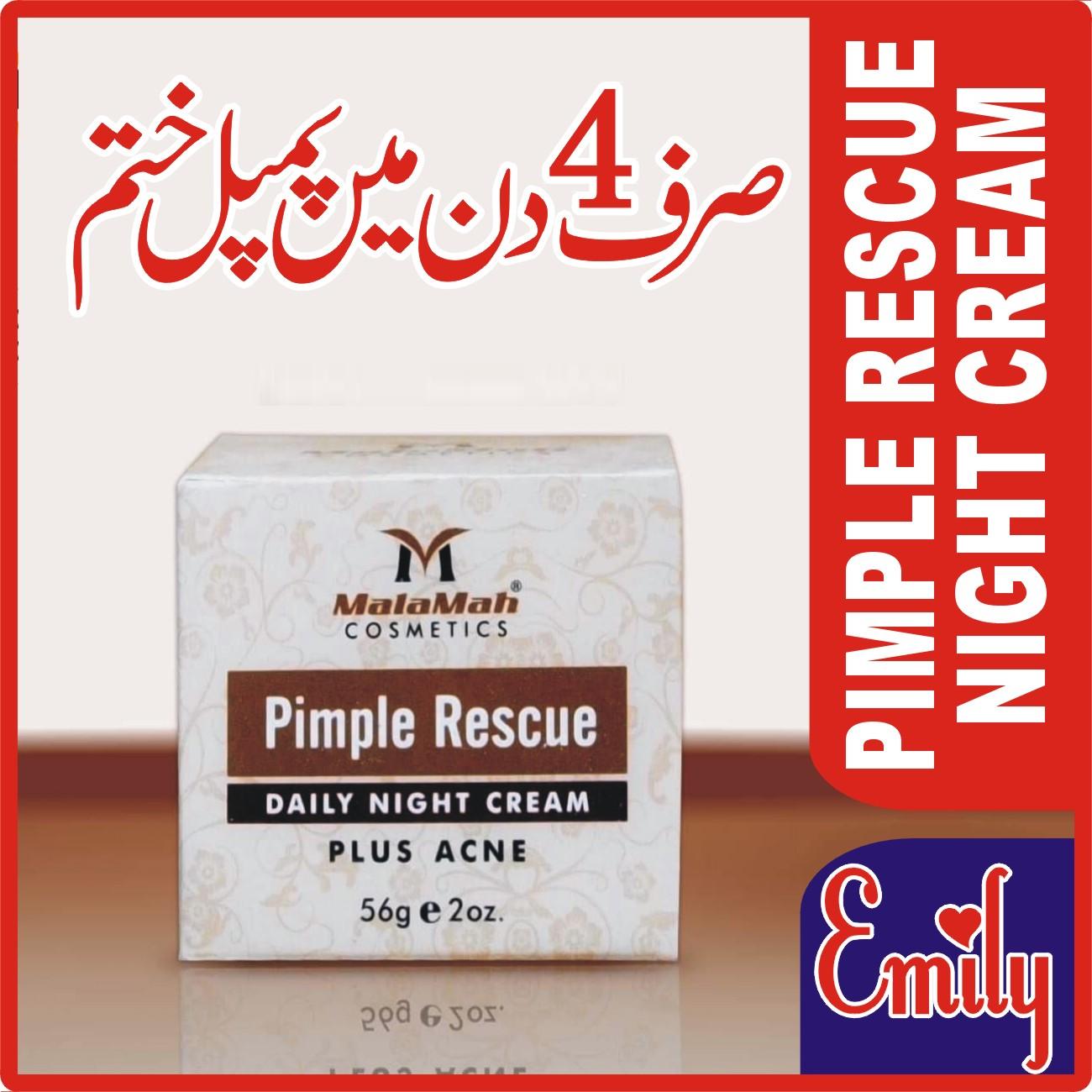 Pimple Rescue Daily Night Cream AntiAcne & Anti Pimple Cream (4 DAYS ...