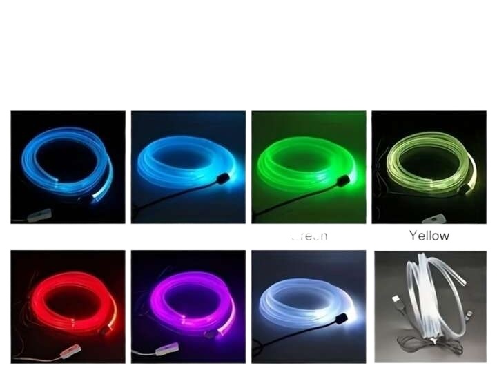7 Multi Streaming Colors Dashboard Neon Light for All Cars Dashboard ...