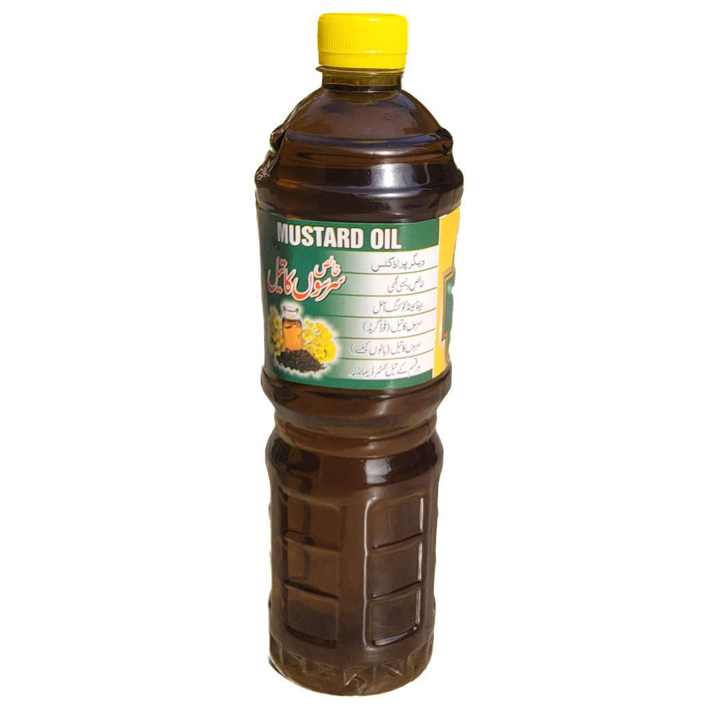 Mustard oil| Peeli Sarso Ka Tail |1Liter(1000 ML) |100% Pure Organic ...
