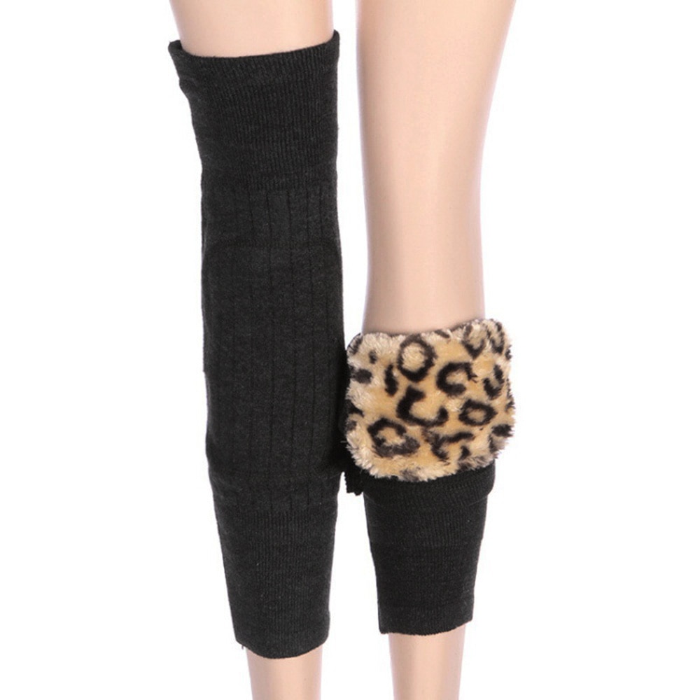 Cashmere Winter Knee Brace Thermal Leg Knee Warmer Sleeve for Women Men ...
