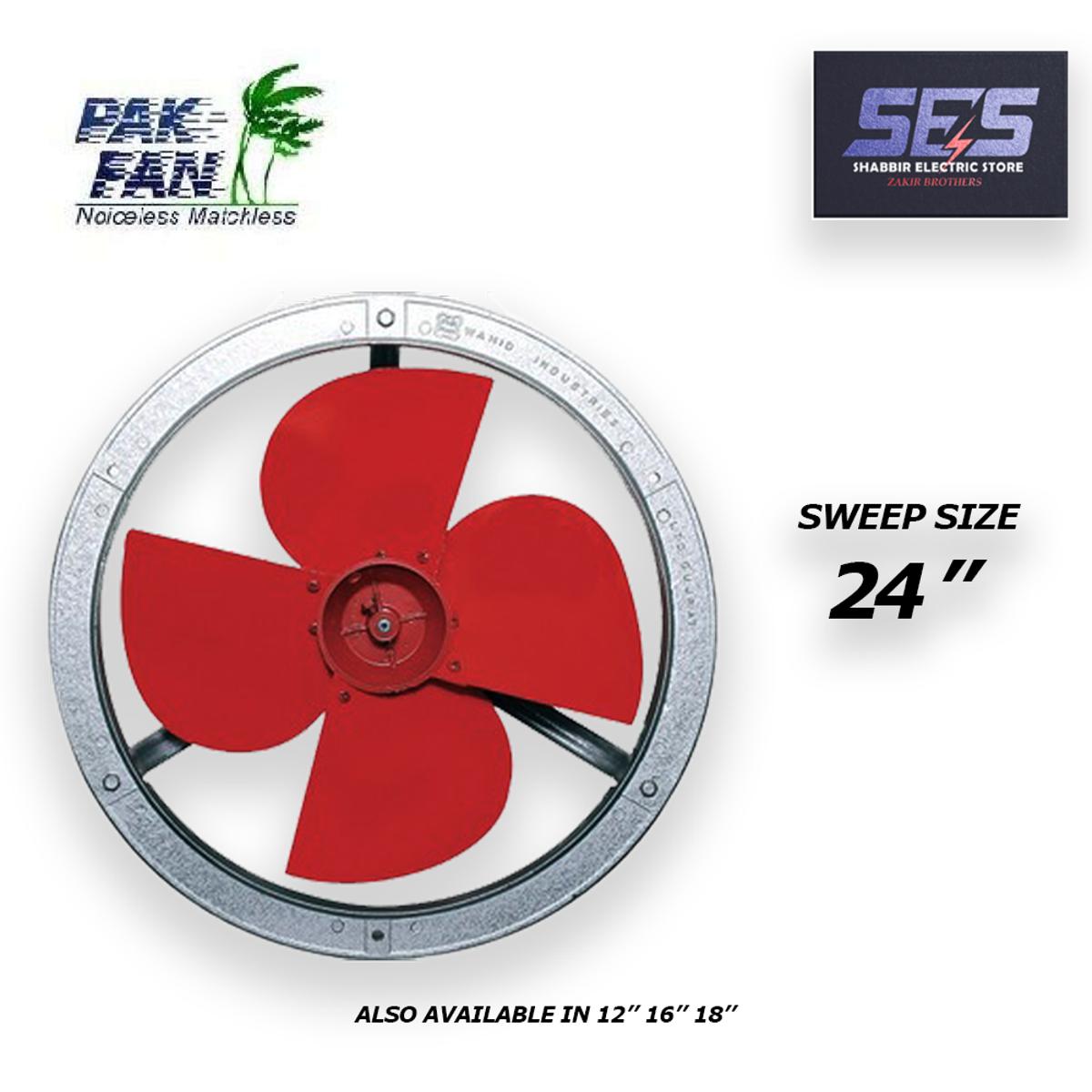 Pak fan exhaust fan metal 24 inches round ventilation fan pure copper ...