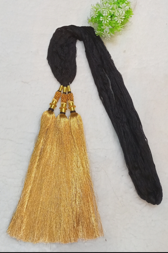 Ayzal collection Paranda for Girls and Women Hair in Black color for ...