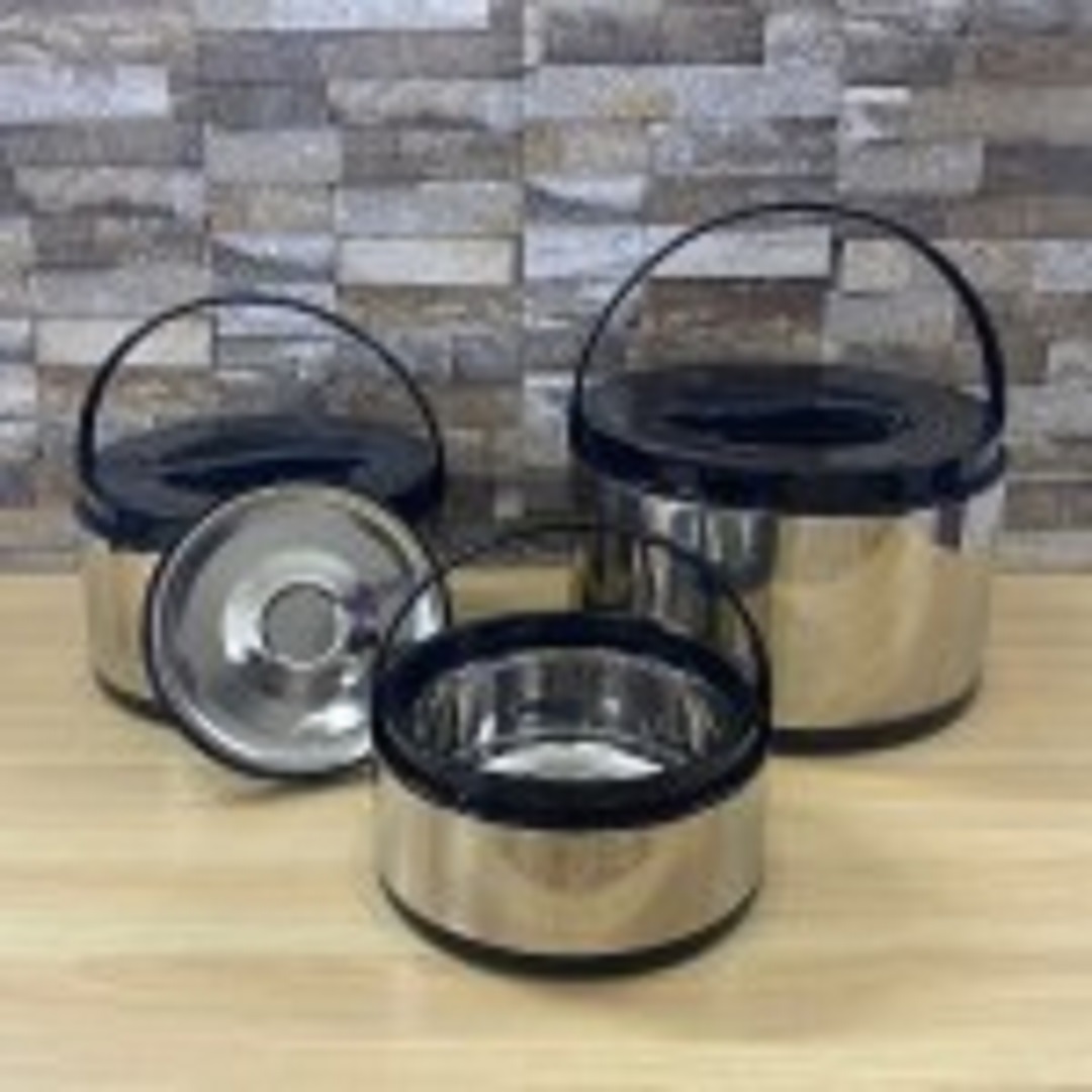 FENGTIANLI Branded 3 Pieces Hot Pot Set - Stainless Steel Inner Bowl ...