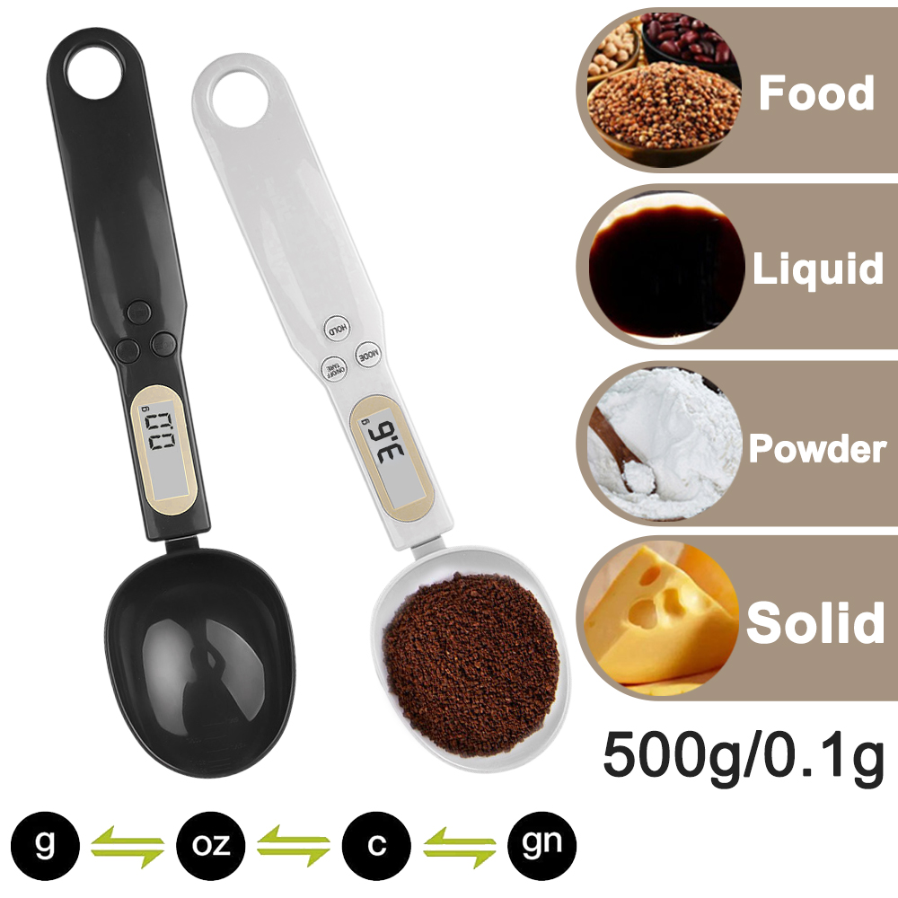 500g Digital Measuring Spoon with LCD Display Portable Digital ...