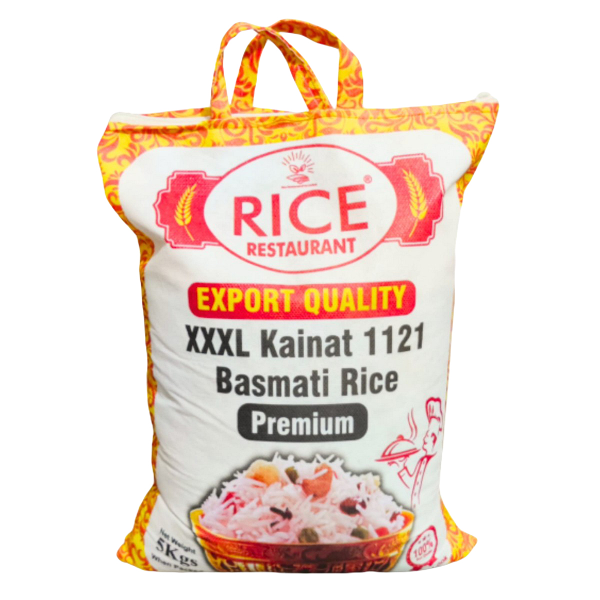 NEW KAINAT BASMATI RICE 1121 - PREMIUM NEW CROP 2023 - 2024 - 5KG ...
