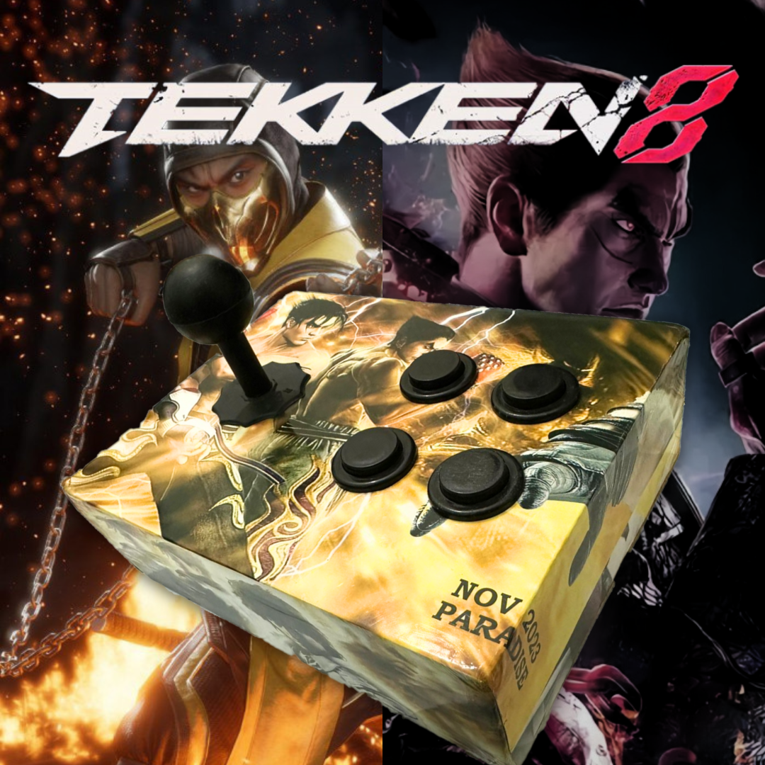 6 / 4 Buttons Usb Game Controller, Game Arcade Made Of Wooden Box Panel For PC Laptop | Daraz.pk