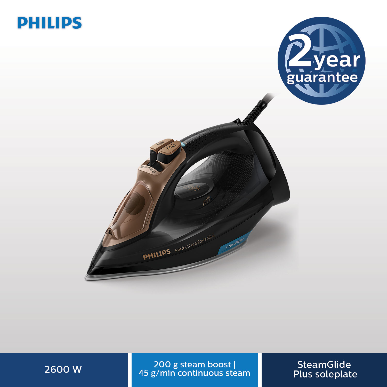 Philips PerfectCare Steam iron GC3929/60 (Free Shipping & Exclusive ...