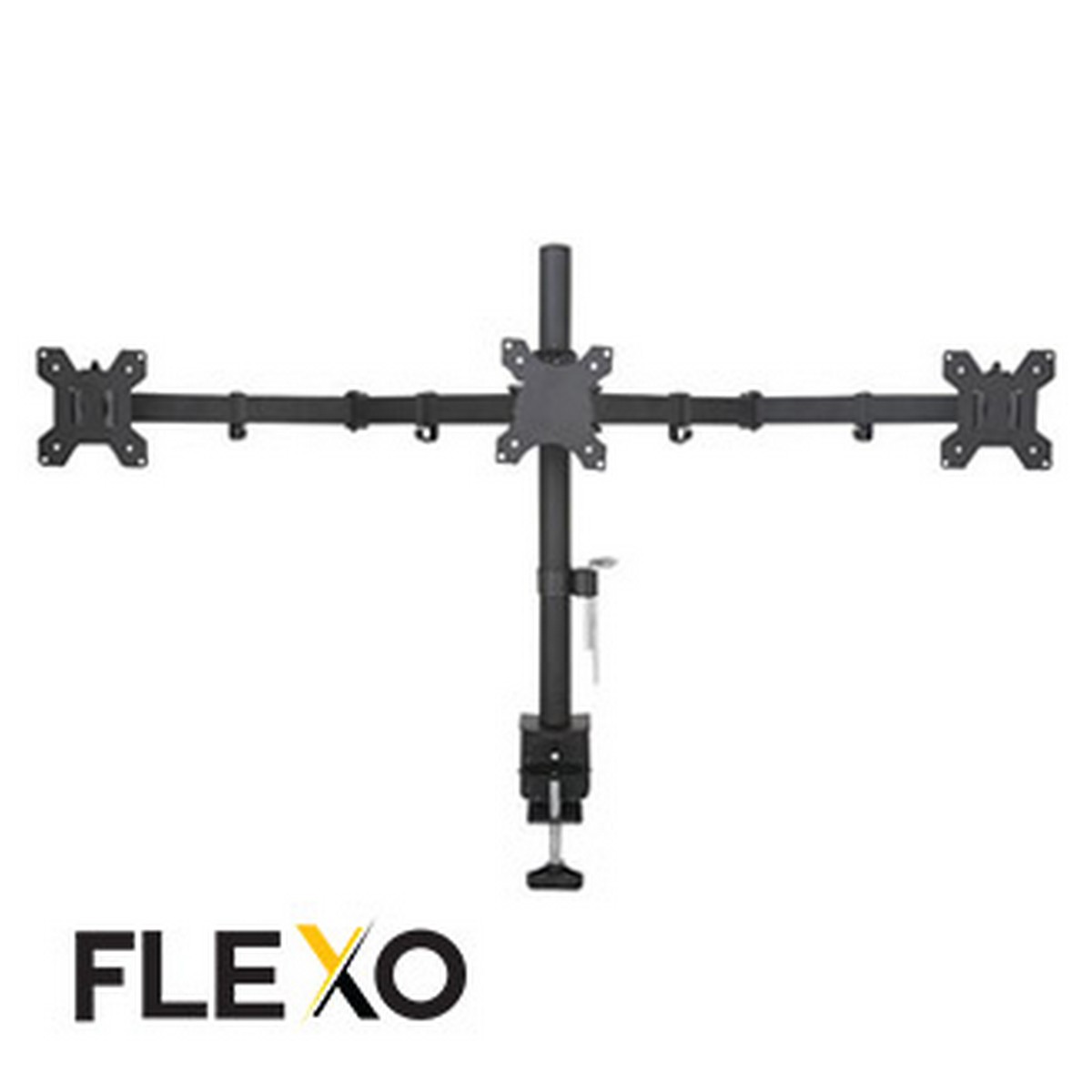 Flexo Adjustable Triple LED Mounting (Horizontal) Stand | Ergonomic ...