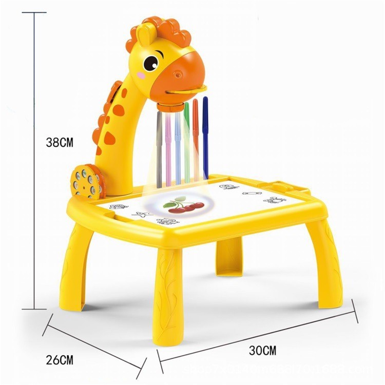 Drawing Toys Projector Reusable Draw Board Toy Education Kids Painting ...