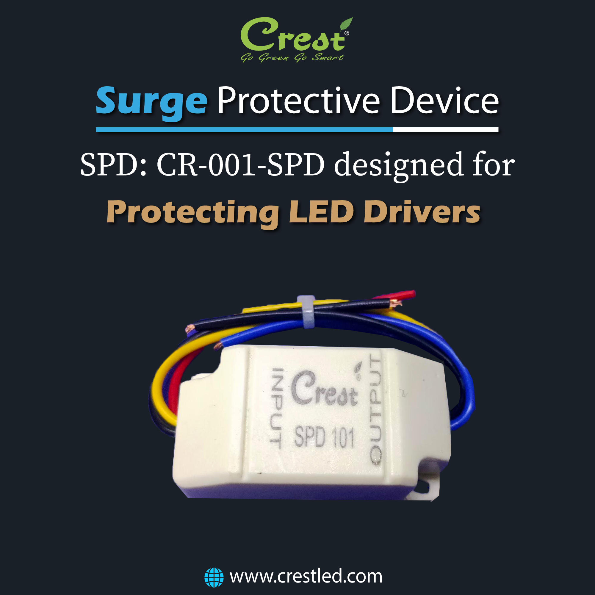 Crest LED Surge Protection (SPD) for LED Lights | Daraz.pk