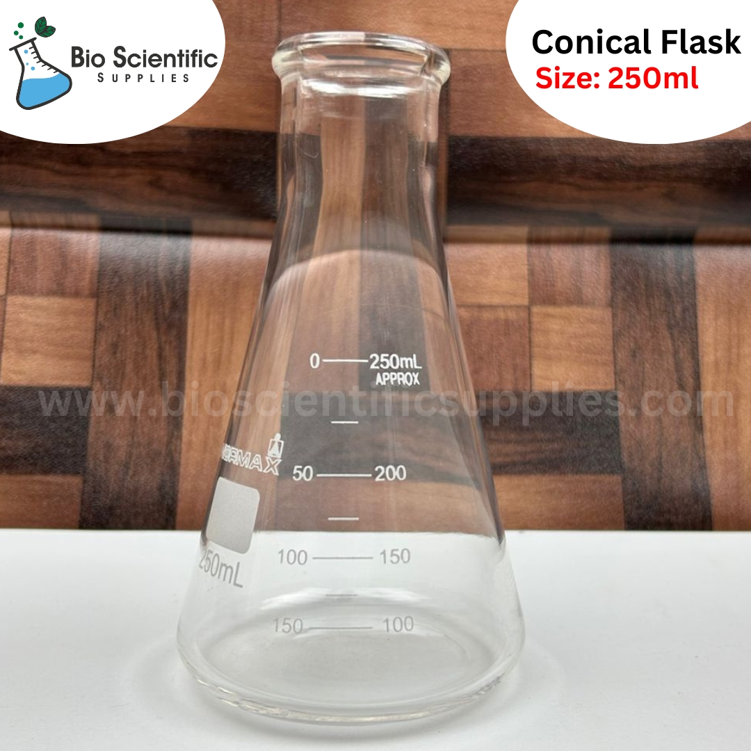 Normax - Borosilicate 3.3 Graduated Conical Glass Flask / Elementary ...