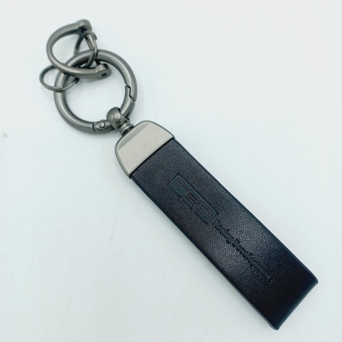 TRD logo Leather Car Keychain With Screw Driver -Black - | Daraz.pk