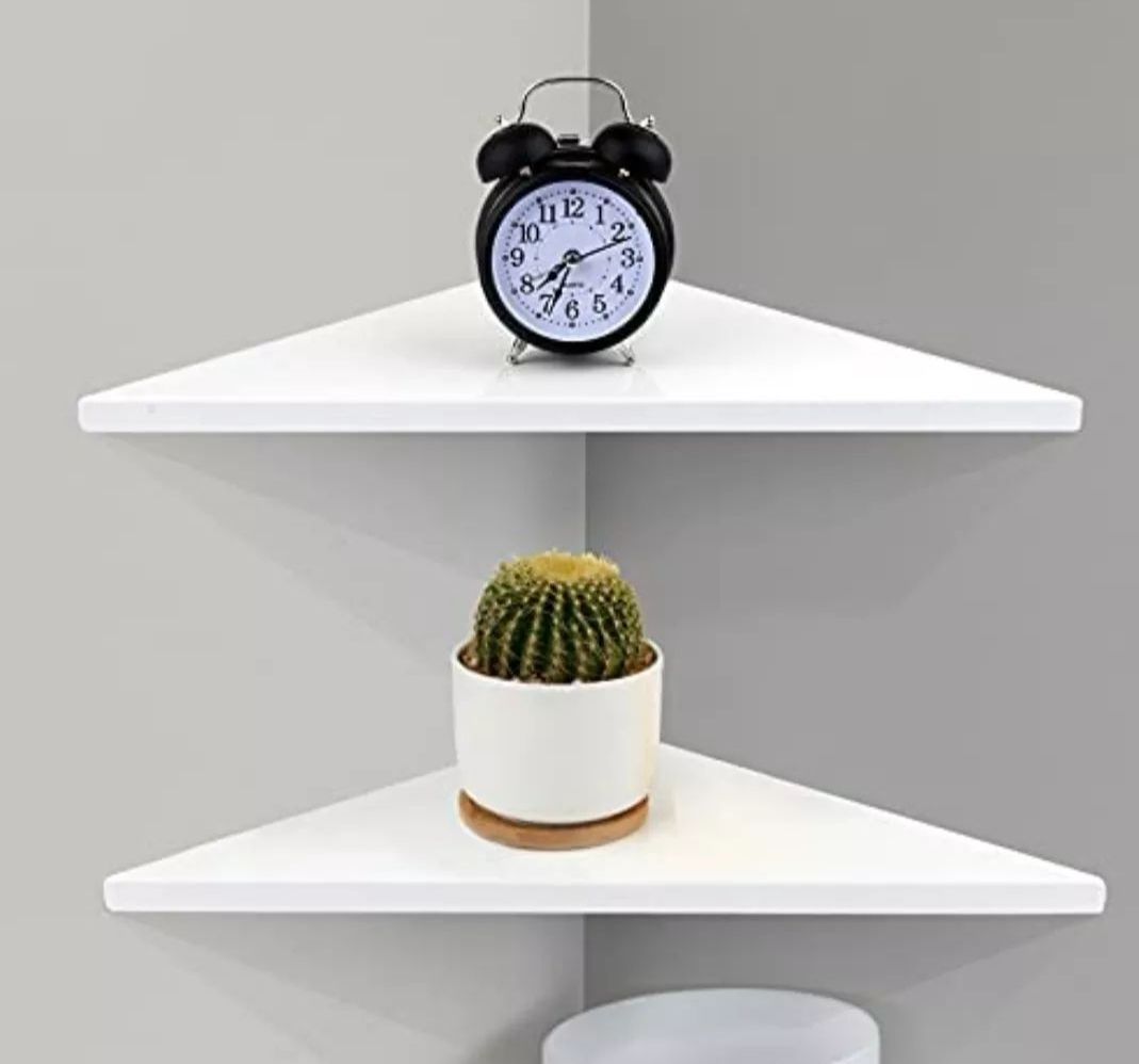 Corner Shelf Kitchen shelf Wall Shelf Wall-mounted Display Storage ...