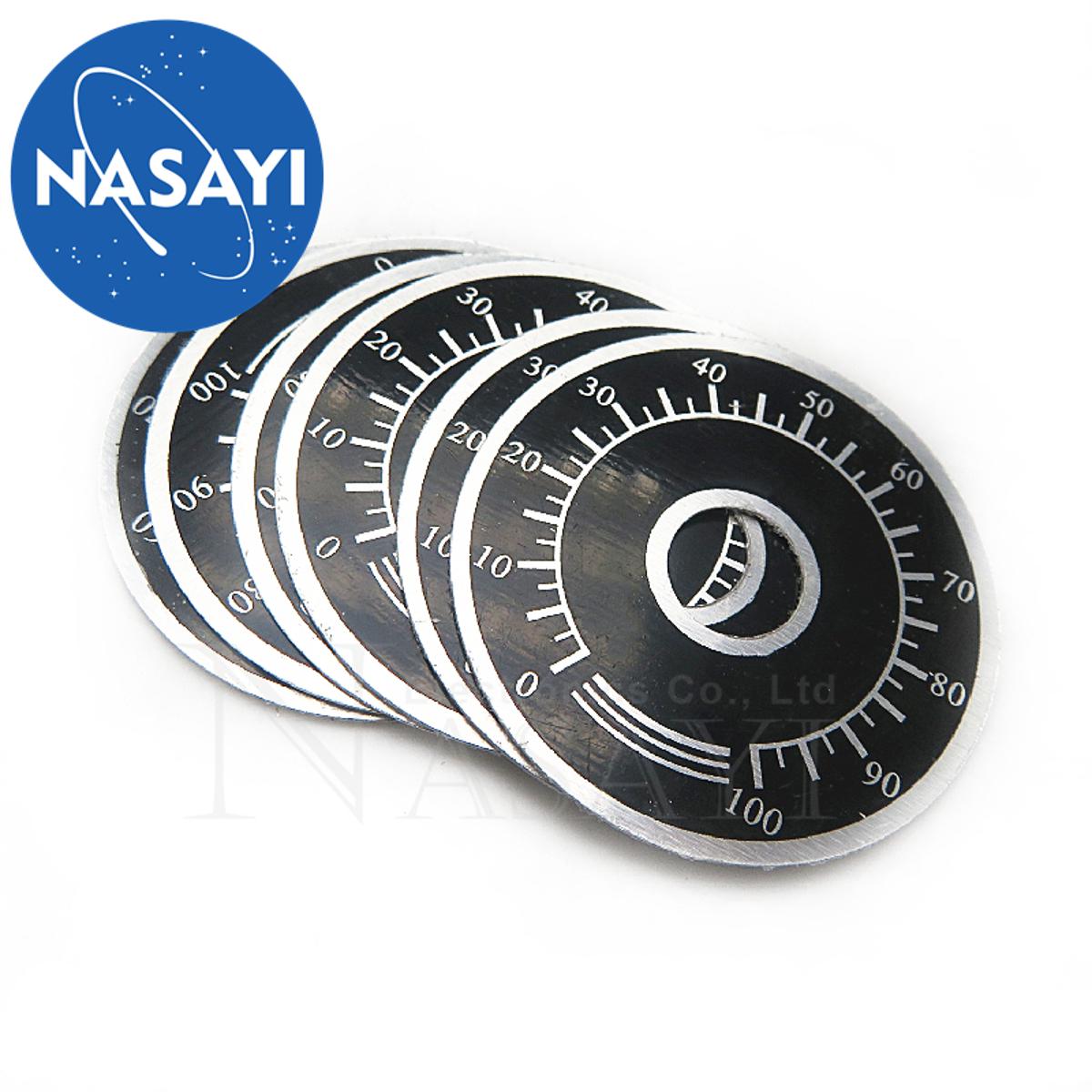TOPVR 0-100 potentiometer knob scale digital dial can be equipped with ...