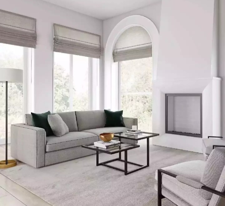 Square (WHITE) (BLACK) lamination HDF Board TOP Coffee Table. Center ...