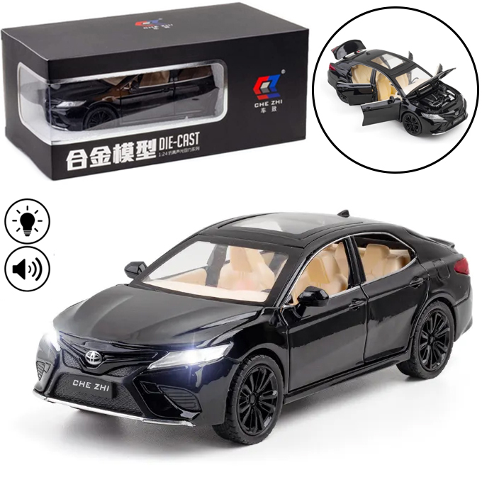 Toyota Camry Die Cast Car Model 4 Door Open With Trunk & Bonult - 1:24 ...