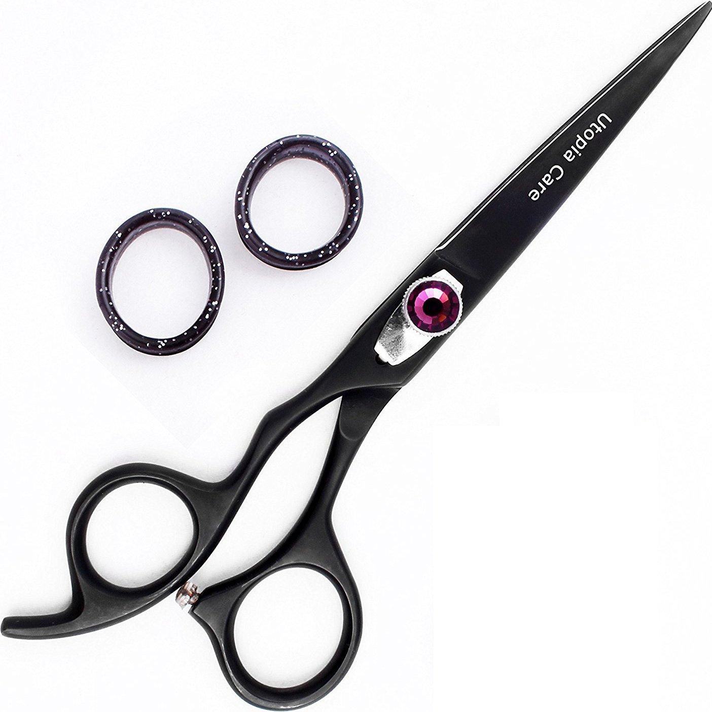 Scissor Hair Cutting with Adjustable Finger Inserts Fine Tension ...