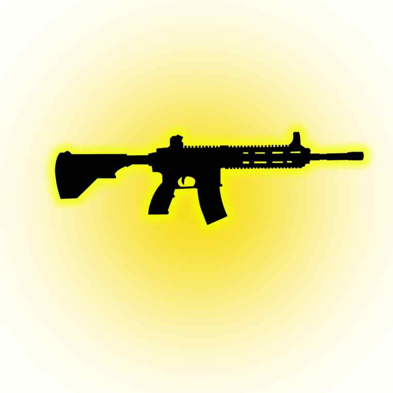 M416 gun model, gaming room decorations, PUBG Mobile M416 Gun Lamp ...