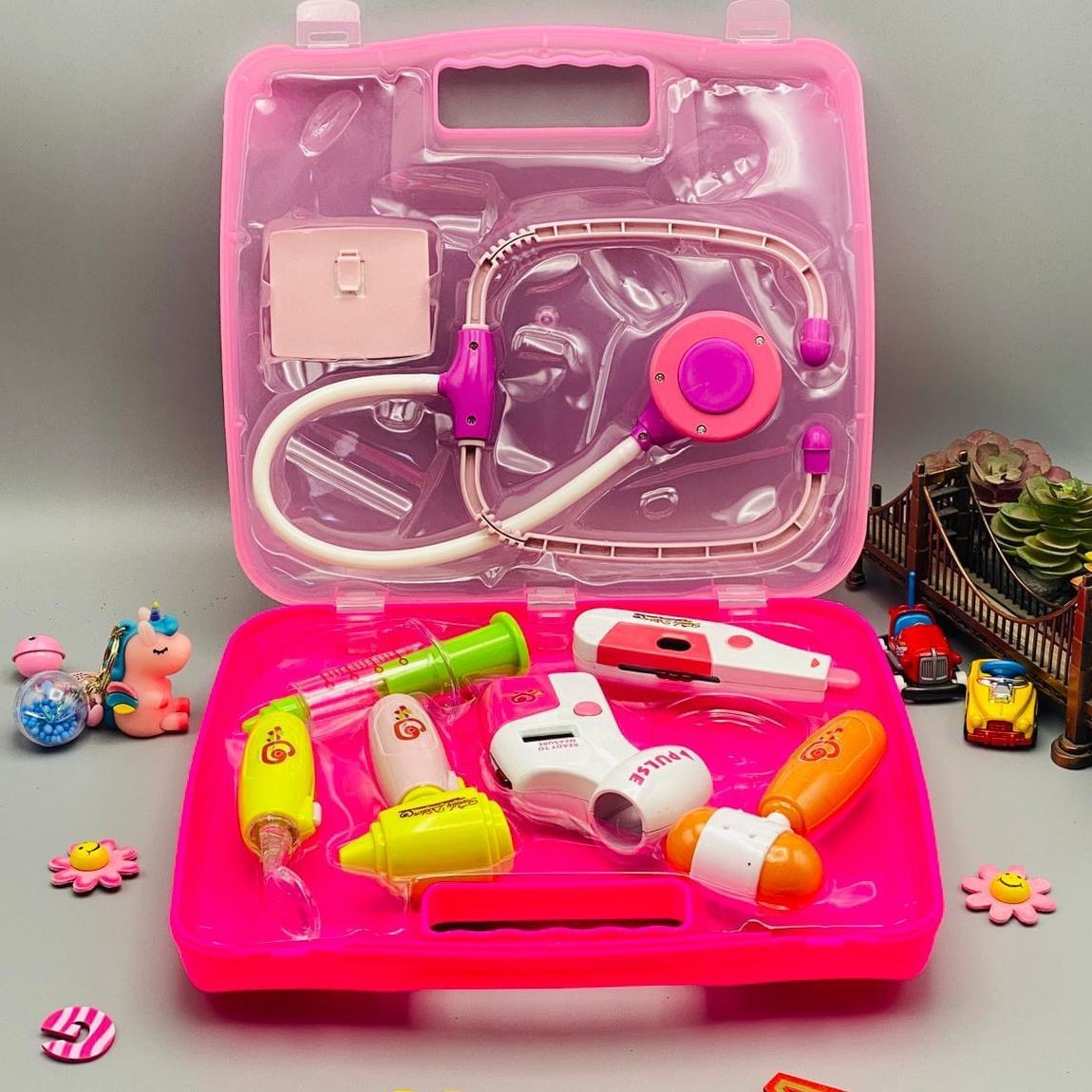 Doctor Set For Kids | Kids Doctor Playset with Electronic Stethoscope ...