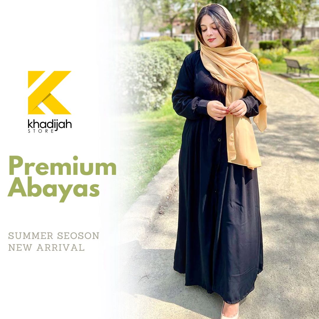 KHADIJAH STORE - Abaya for girls new design 2024 stylish | Daraz.pk