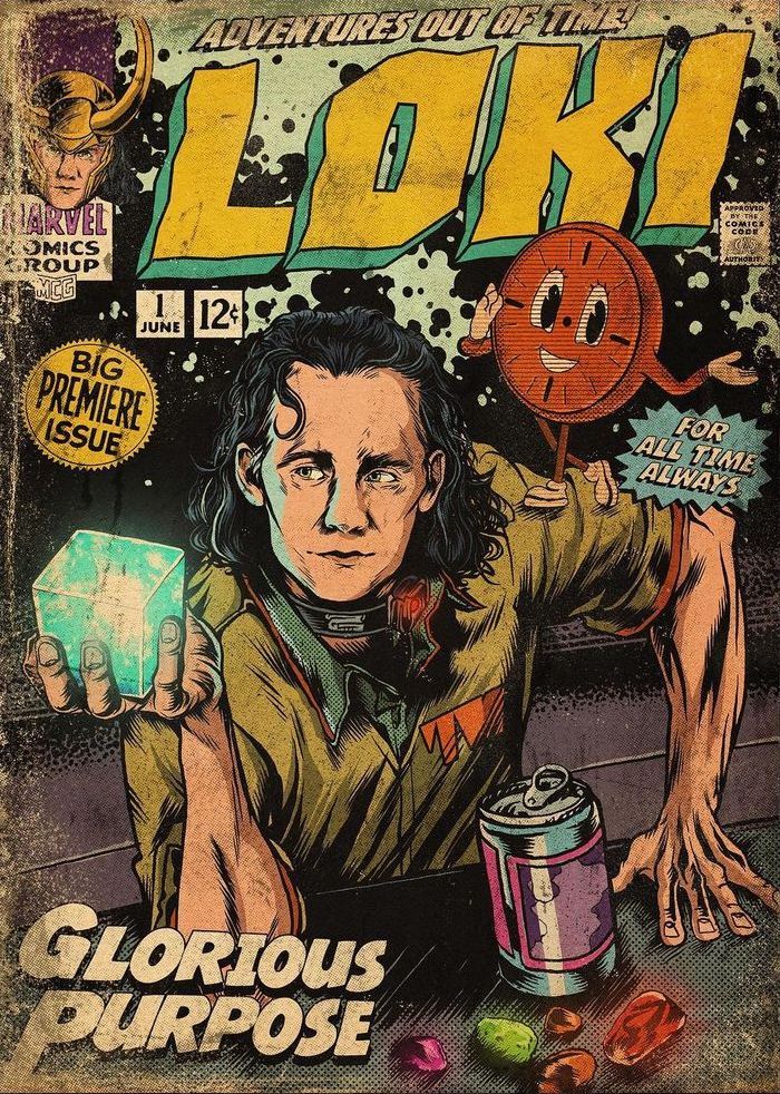 Loki Odinson The Avengers by the Marvel MCU 2.0 Multiverse Fan Posters ...