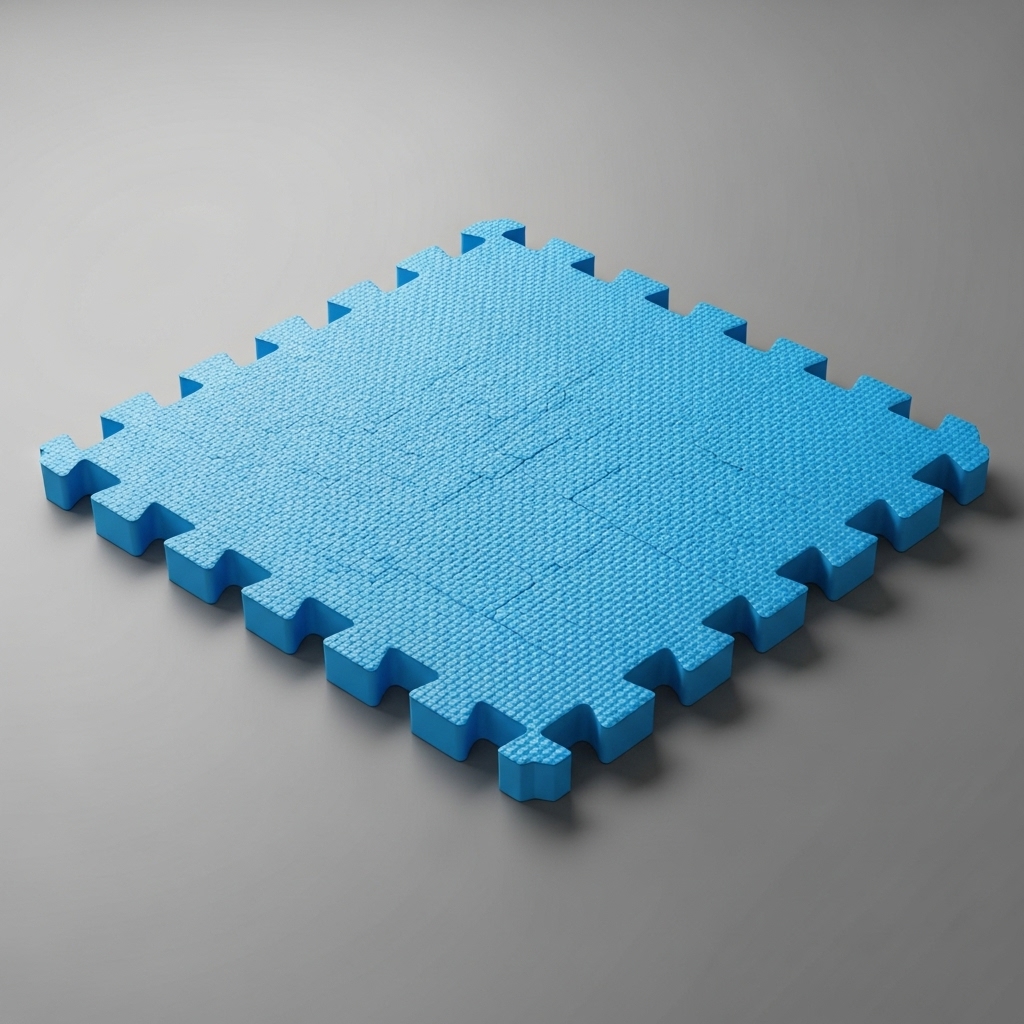 EVA Foam Gym Flooring Mat 2x2 Feet – 13mm Thick Interlocking Floor Mats ...