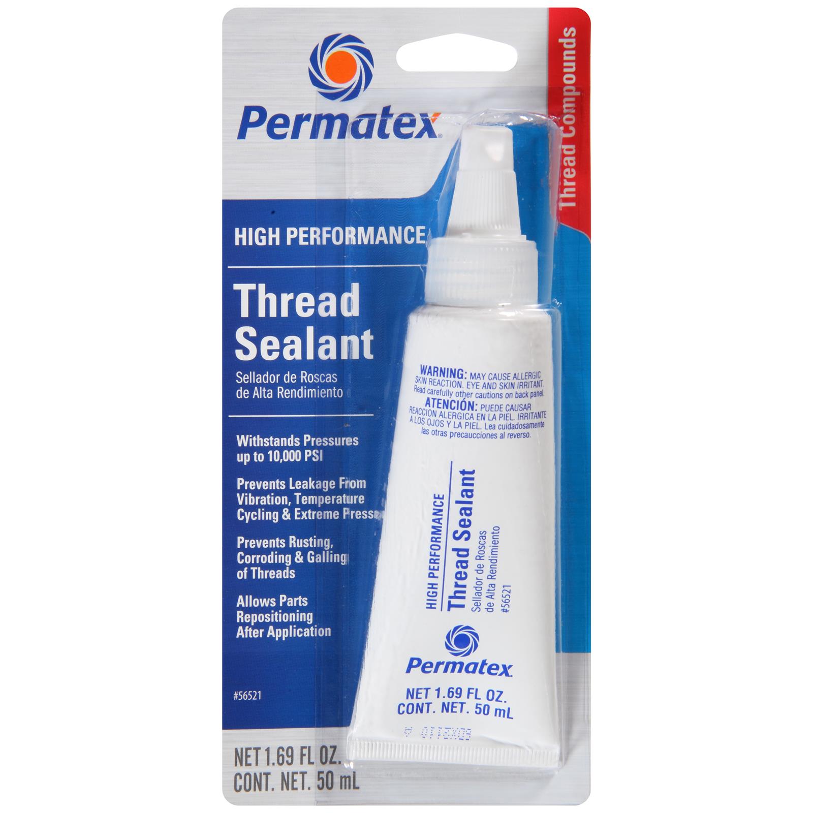 Permatex High Performance Thread Sealant With PTFE 10,000 PSI 50 ml ...