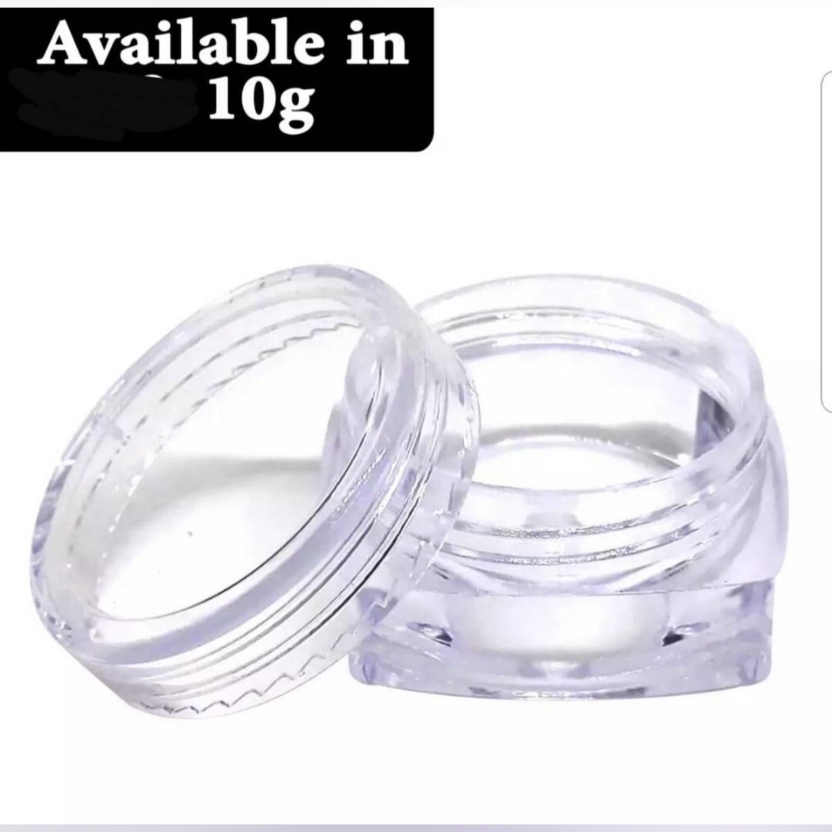 Pack of 12 Empty Cosmetic Containers With outer Acralic Box Makeup Face ...