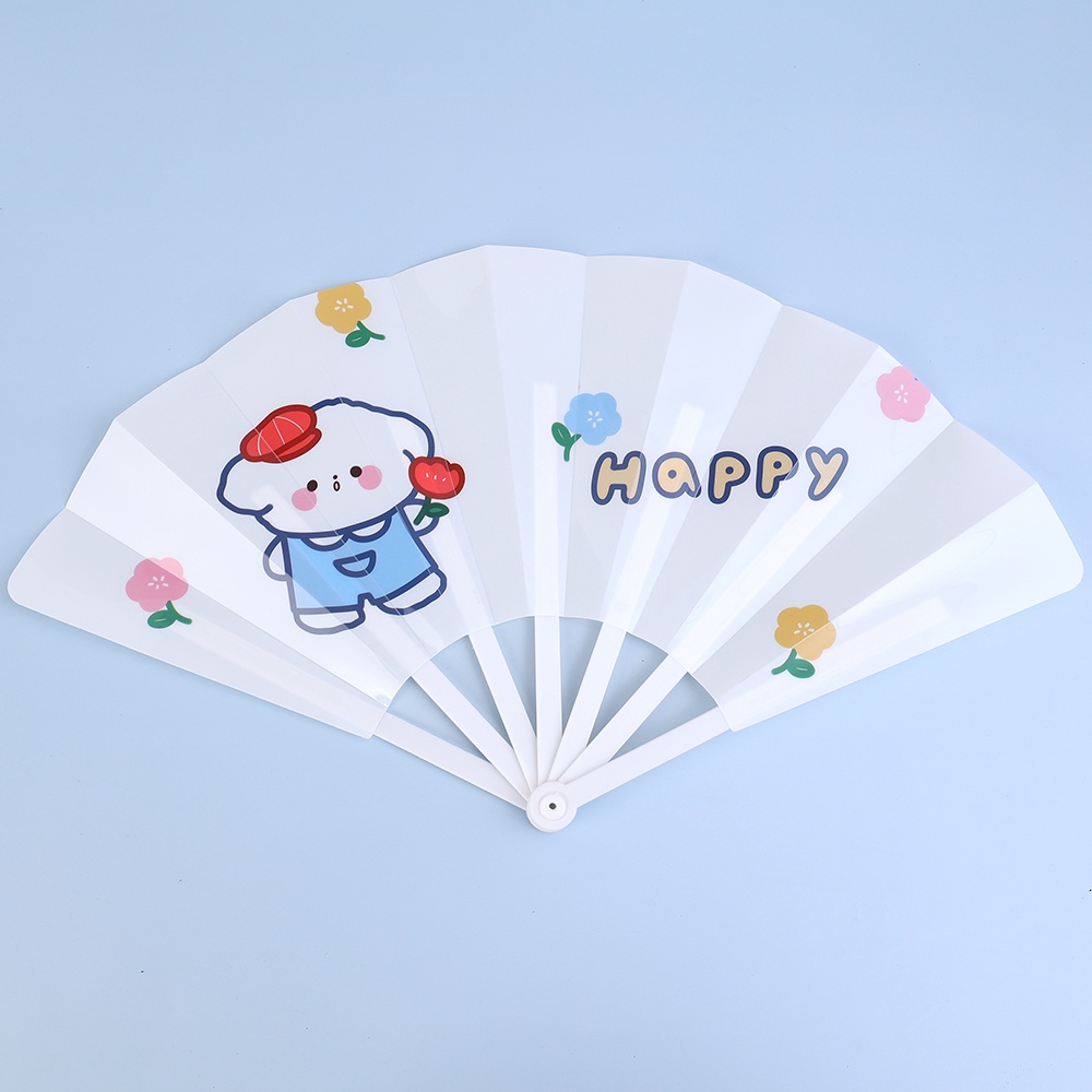 Hand Hold Crank Fan Cute Portable Folding Fan Students Dormitory Fan ...