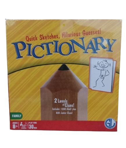 Pictionary Quick Sketch Multicolor Family Game | Daraz.pk