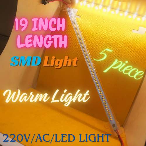LED Bar Light 220v AC Direct LED LIGHT 19inch Length - HIGH BRIGHTNESS ...