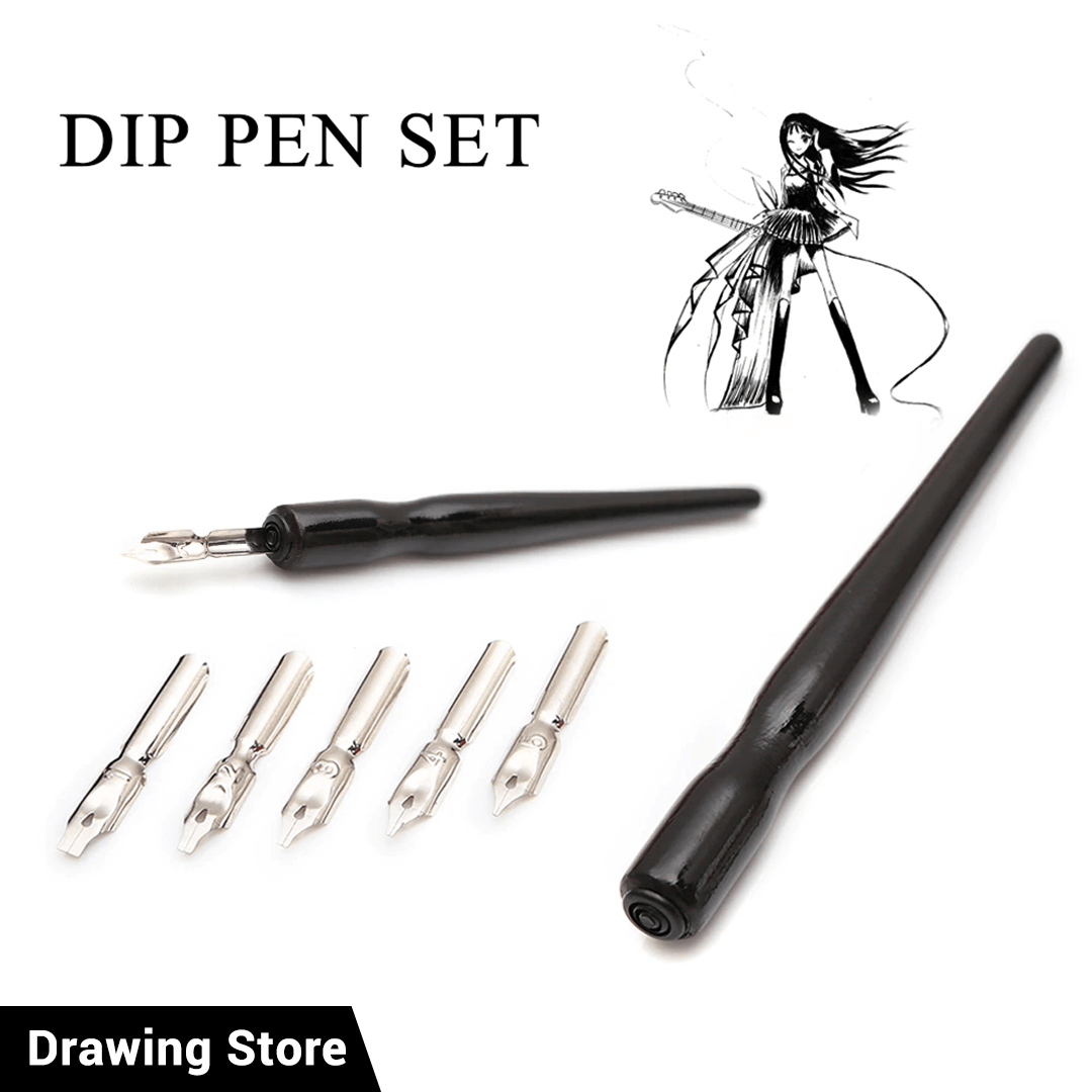 Woriosn Dip Pen Set For Sketching Lettering Drawing Decorative Designs ...
