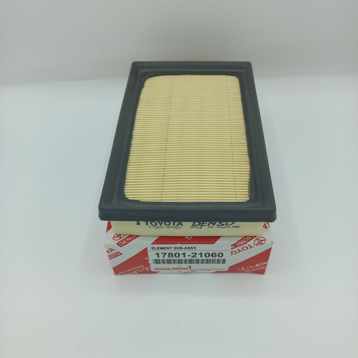 TOYOTA AQUA AIR FILTER IMPORTED MADE IN THAILAND TOYOTA 17801-21060 ...