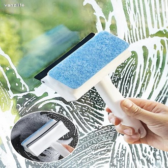 Double-Sided Wiper With Sponge 2 in 1 Sponge Viper Cleaning Tools Easy ...