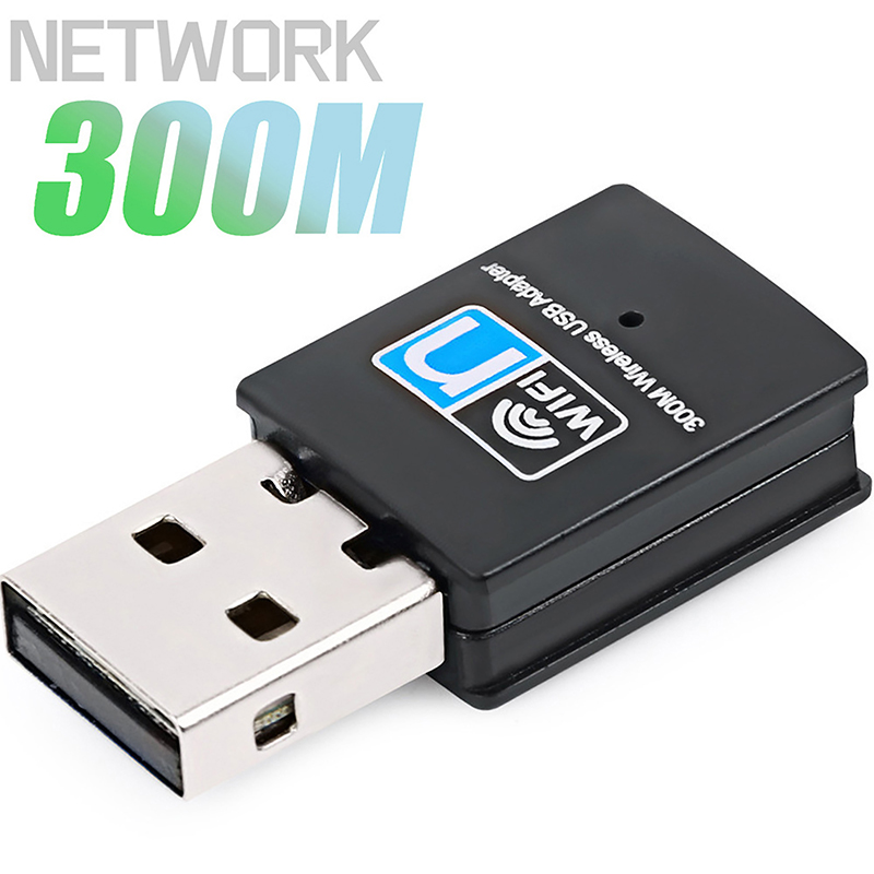 300Mbps Mini USB Wireless Wifi Adapter Wi fi Network LAN Card 802.11b/g/n RTL8188 Adaptor ...