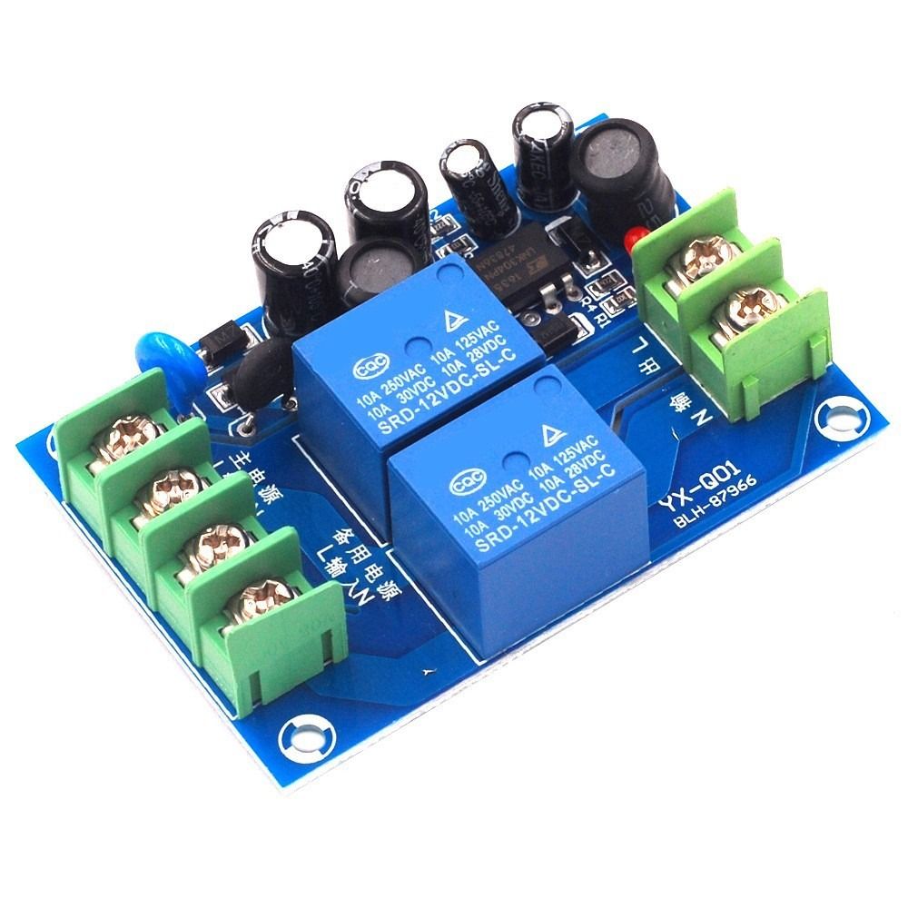 New 220V Power Automatic Switcher 2 In 1 Two-Way Switch Board Module ...