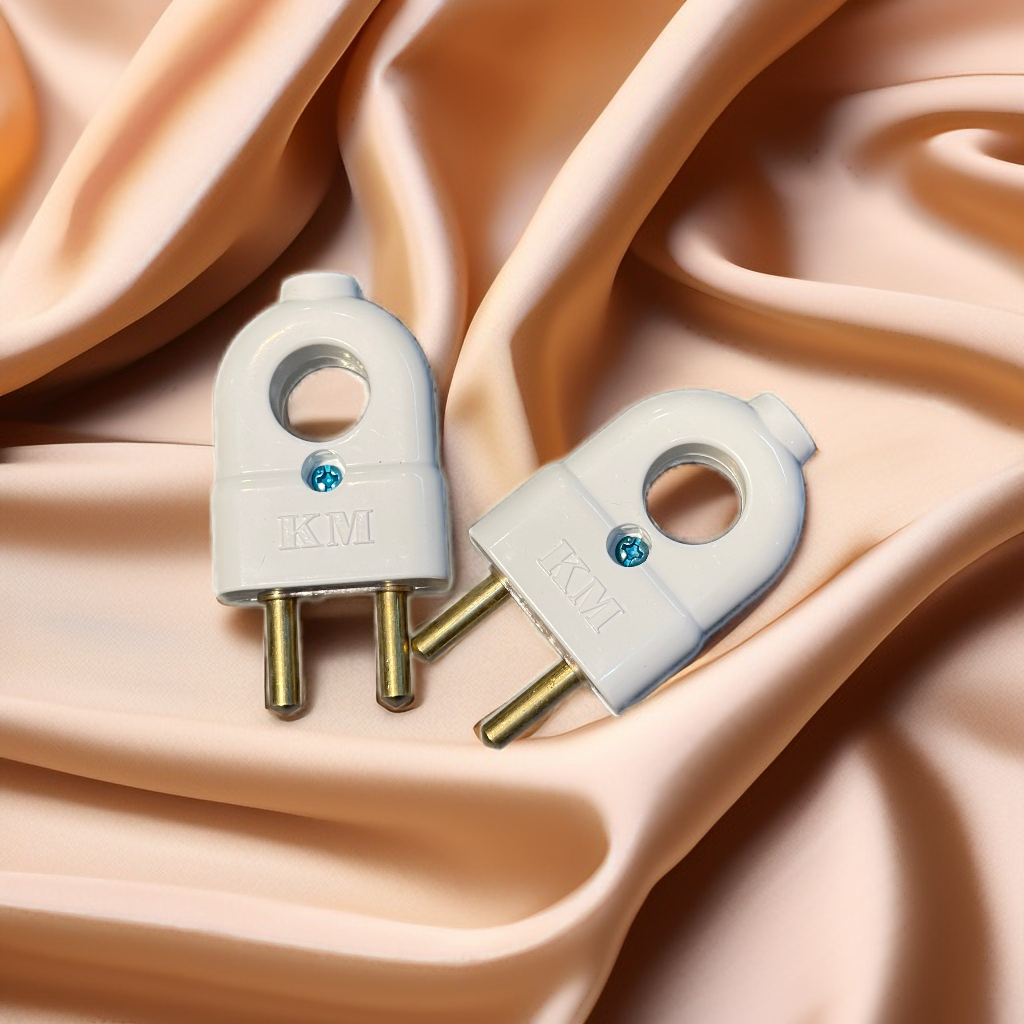 KM 2Pin Male Shoe | 2Pin Plug Male (Shoe) | Two Pin Shoe Plug for ...