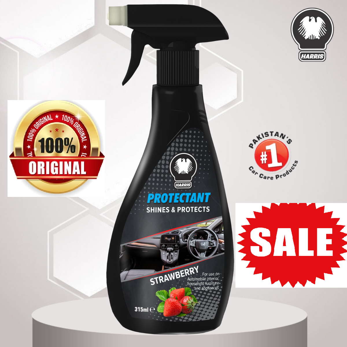Harris klink protectant dashboard polish with jasmine and rose ...