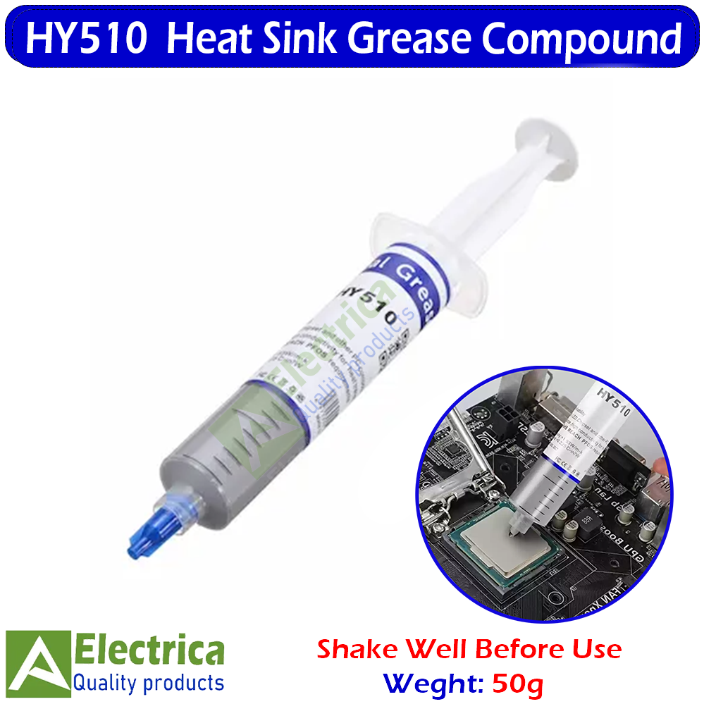 HY510 50g /250g Grey Silicone Compound Thermal Paste Conductive Grease ...