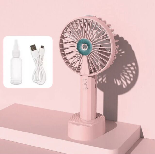 Mini Portable Water Spray Mist Fan Air Humidifier USB Small Handheld ...