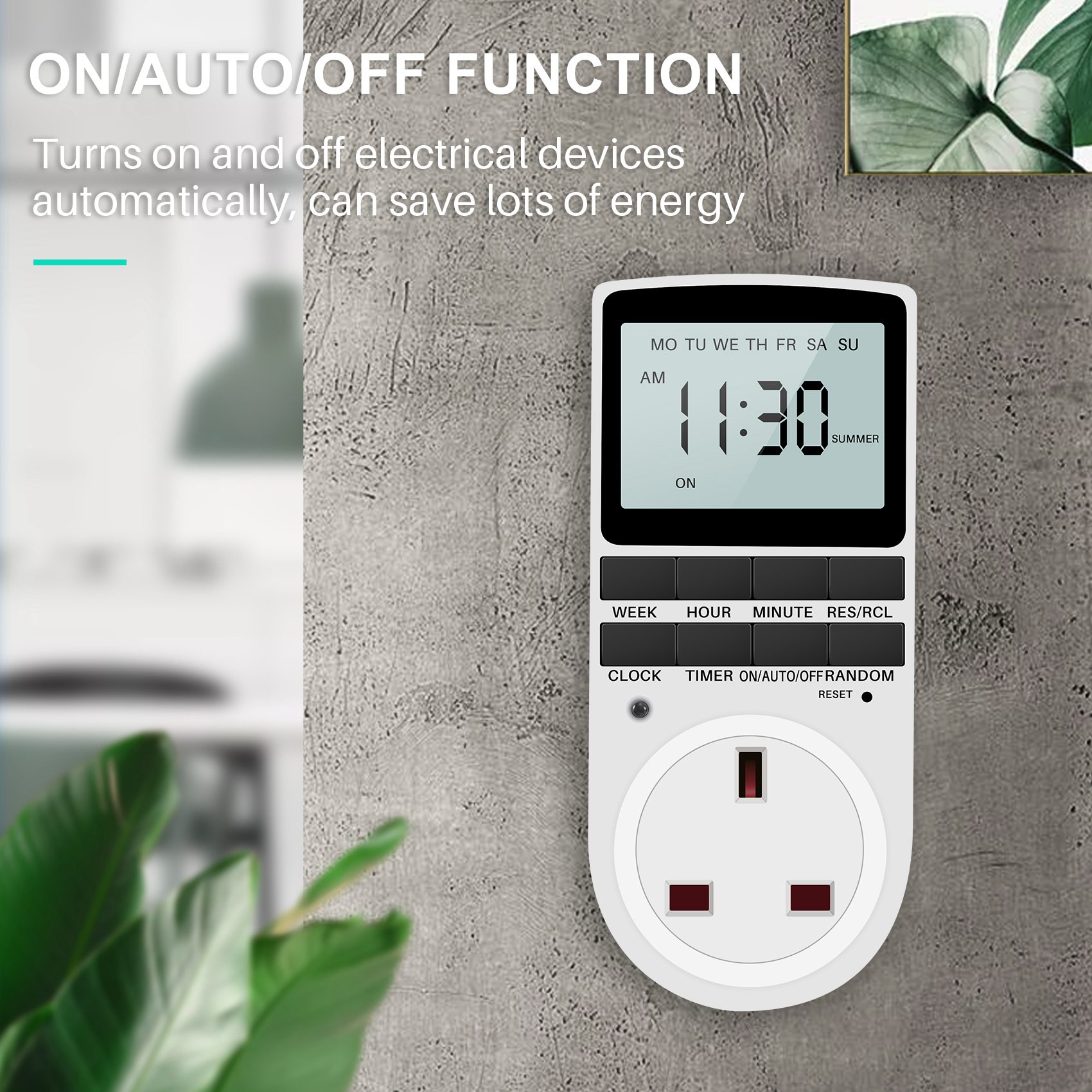 Uk Plug Digital Plug Socket Electrical Programmable Timer Switch Daraz Pk