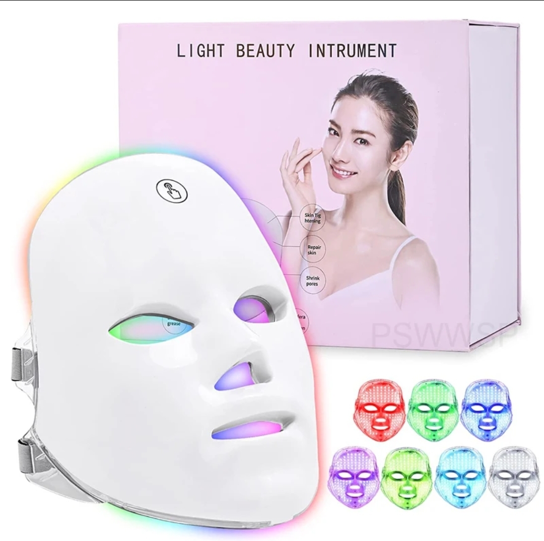 Multi colour led mask | Daraz.pk