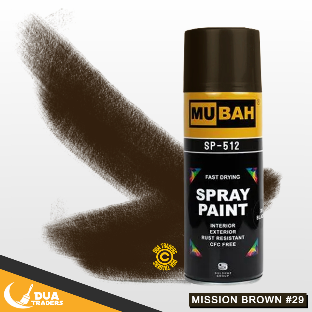 SPRAY PAINT Original MUBAH (Imported) for Wood, Metals Plastic and any ...