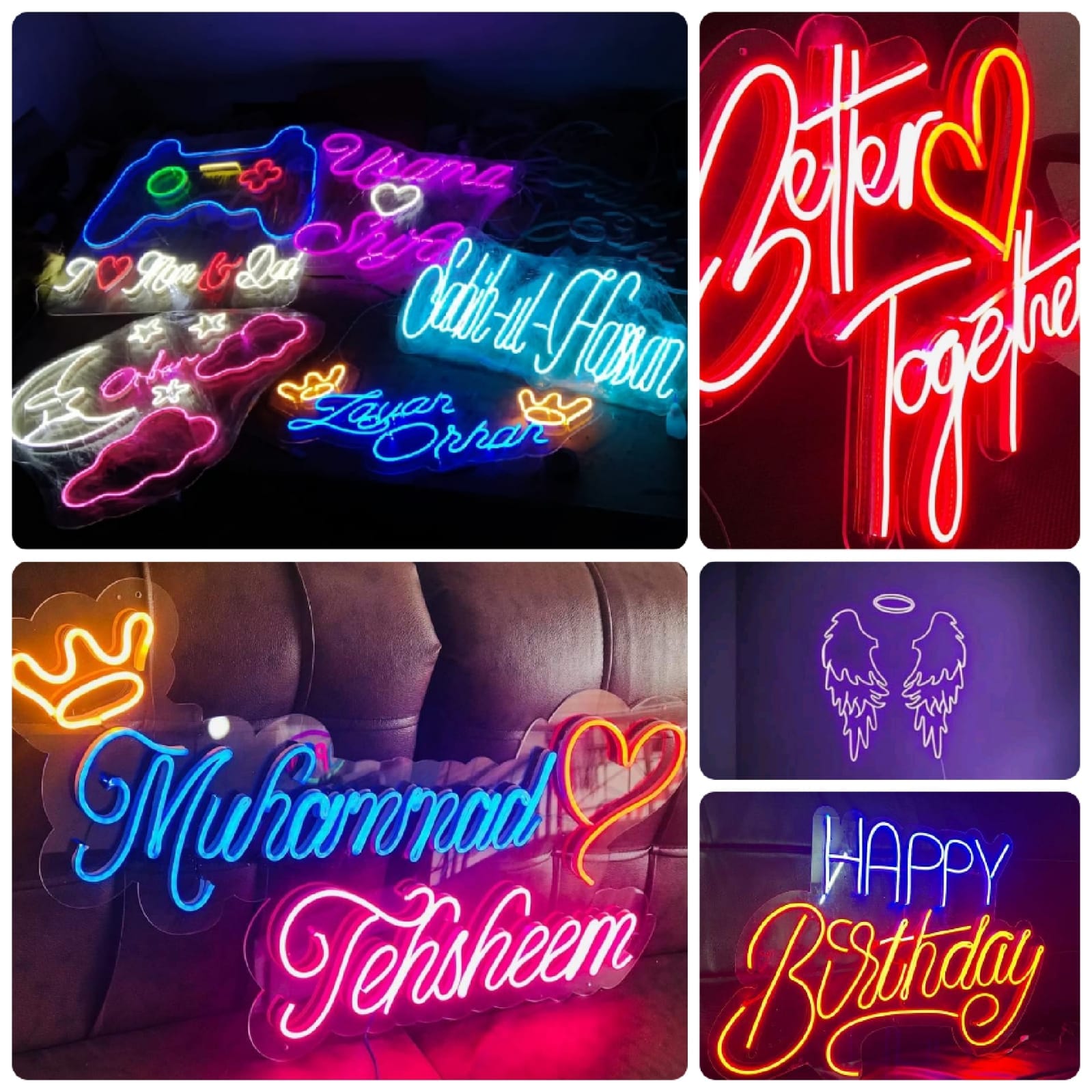Custom neon sign - make a statement with your own design! | Daraz.pk