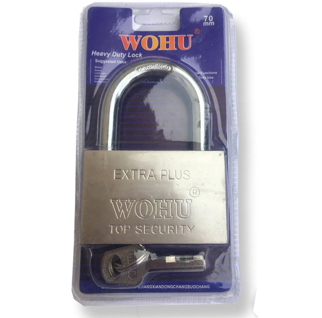 WOHU Heavy Duty Lock in ( 30 mm 40 mm 50 mm 60 mm 70 mm ) | Daraz.pk