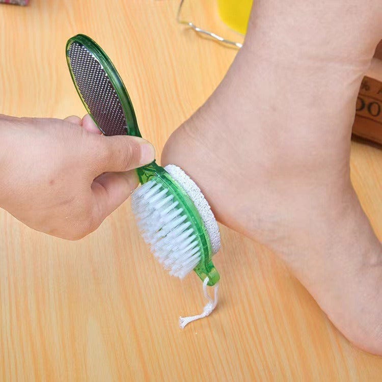 Pedicure Brush And Filer Foot Cleaner 4 In 1 Scraper Scrubber | Daraz.pk