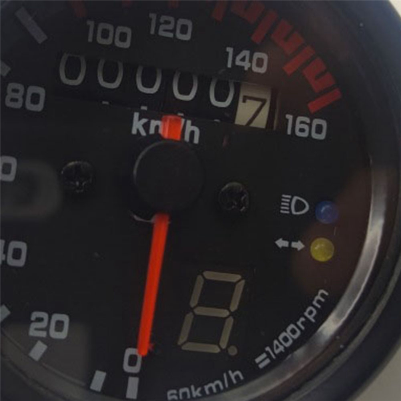 New Motorbike Dashboard Odometer LED Km Meter Dashboard Motorcycle ...