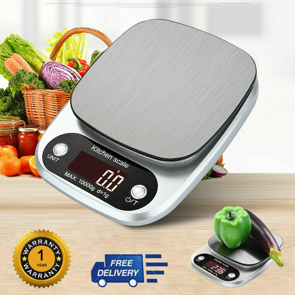 Imported LED Precision Digital Kitchen Scale Food Stainless Steel ...