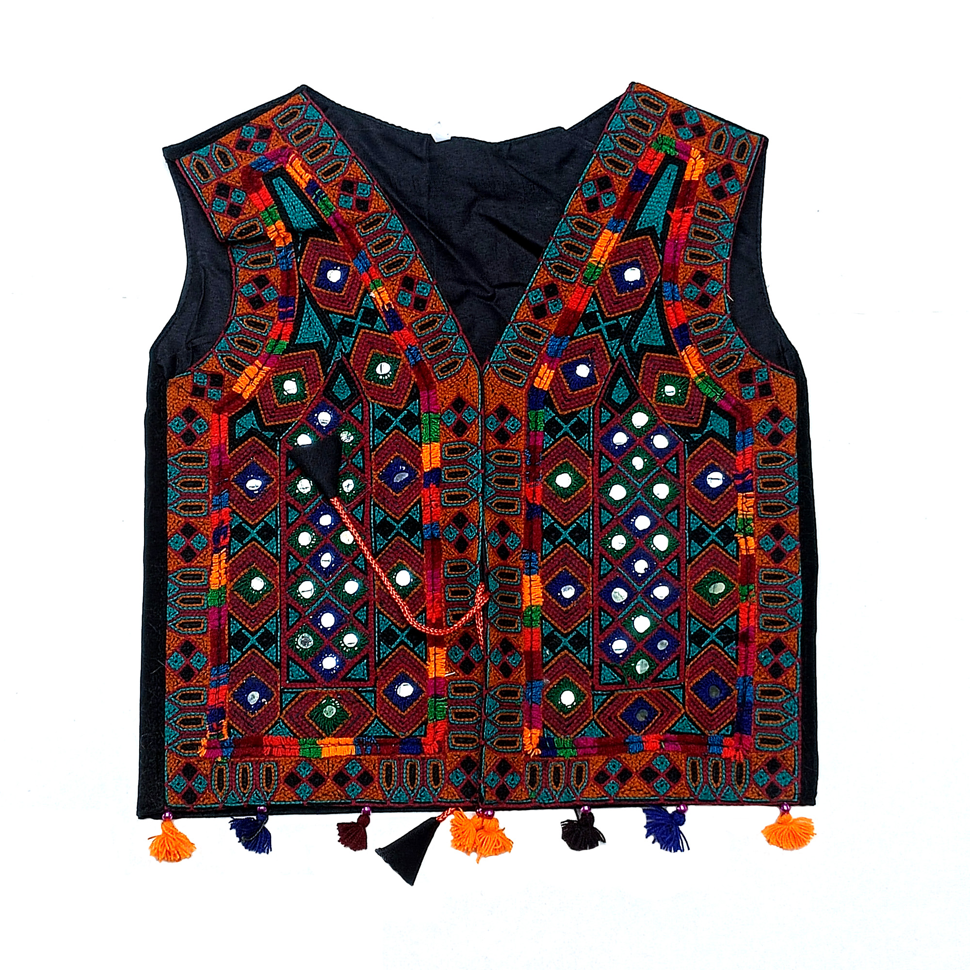 Pakistani Sindhi Traditional & Cultural Wear Embroidered Velvet Waist ...