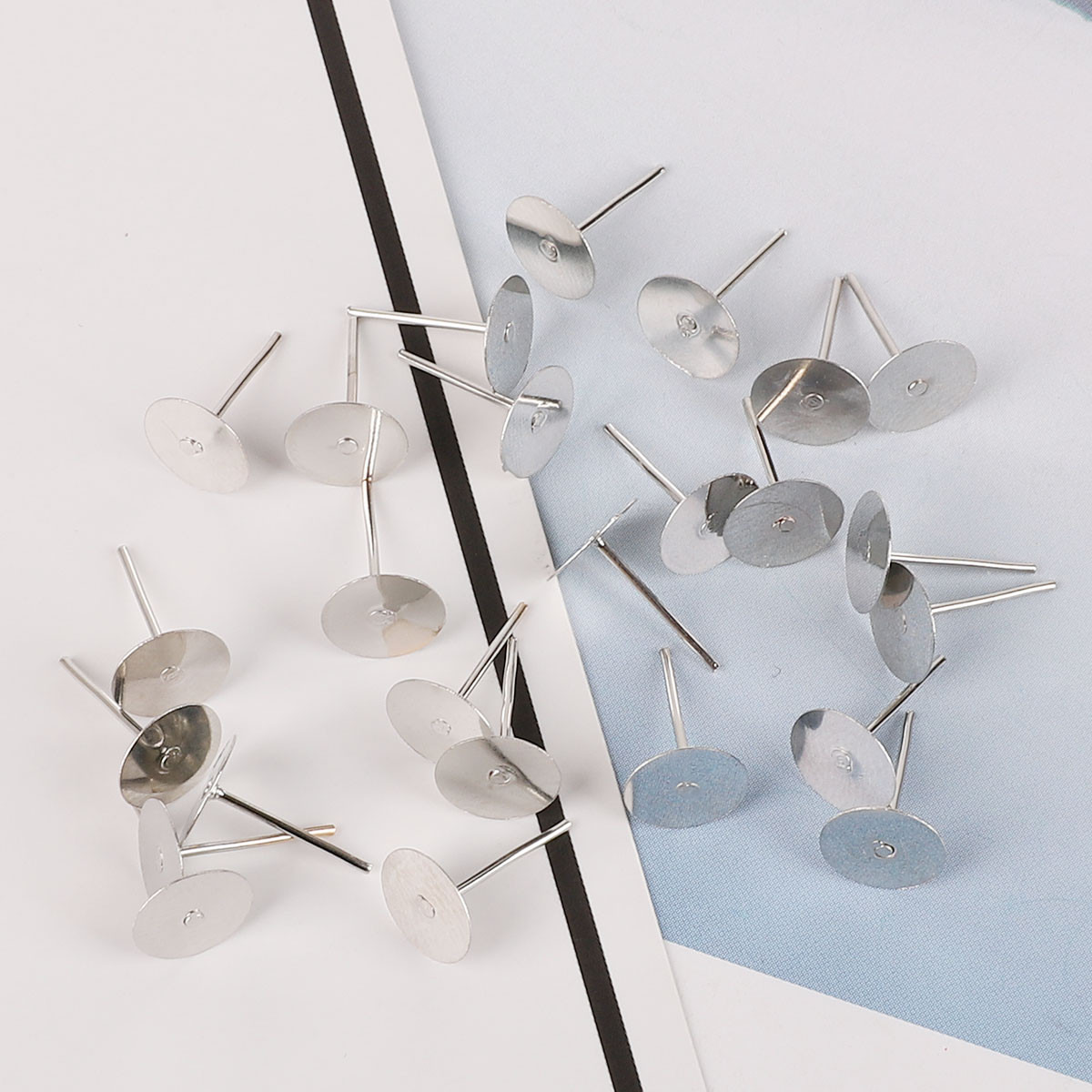 100Pcs Iron Earring Accessories For Jewelry Making Handmade Jewelry No ...